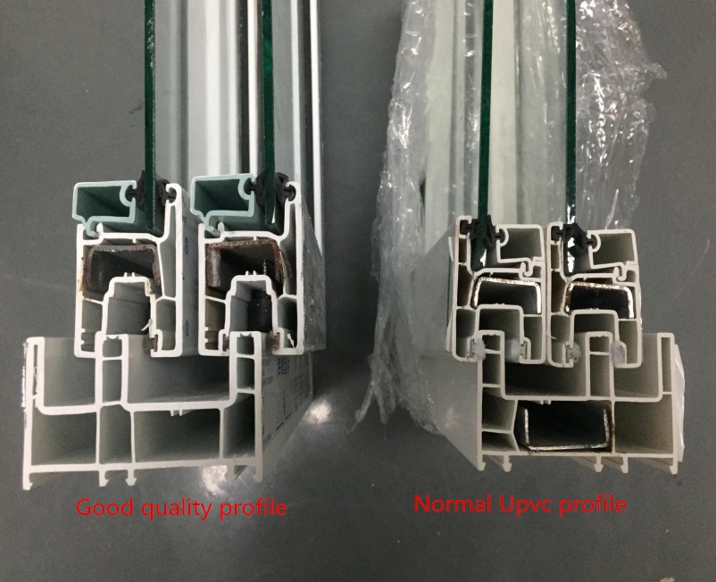 Differrence between good upvc profile and normal one for windows and doors